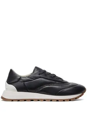 Brunello Cucinelli Monili-chain Leather Sneakers