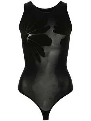 Wolford Body Tattoo Bodysuit - Black