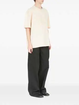 MAISON MARGIELA Embroidered Logo T-shirt - Neutrals