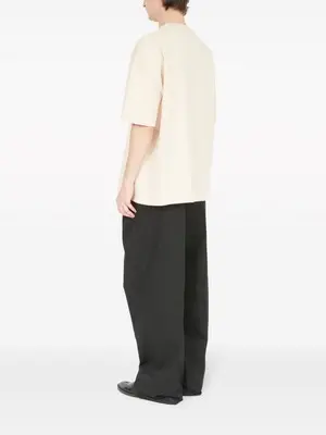 MAISON MARGIELA Embroidered Logo T-shirt - Neutrals