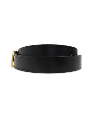 Loewe Logo-engraved Belt - Black