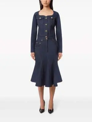 Nina Ricci Denim Midi Skirt