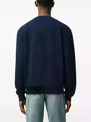 AMI Paris De Coeur Cotton Sweatshirt - Blue