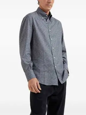 Brunello Cucinelli Geometric-print Shirt