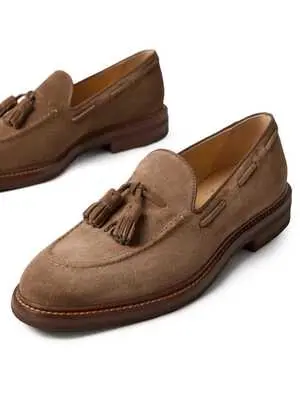 Brunello Cucinelli Suede Loafers