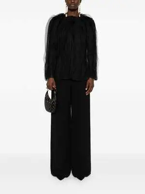 Giorgio Armani Silk Satin Trousers