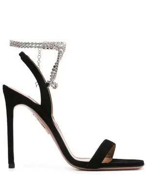 AQUAZZURA 115mm Suede Sandals