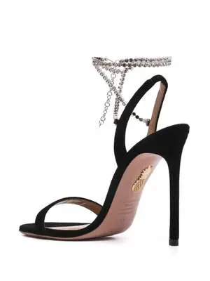 AQUAZZURA 115mm Suede Sandals