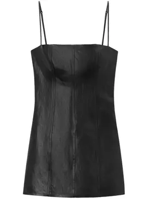 Alexander Wang Square-neck Minidress - Black