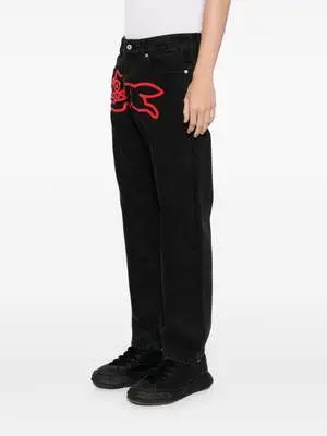 ICECREAM Running Dog-print Jeans