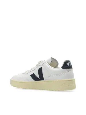 VEJA V-90 Chromefree Leather Sneakers - White