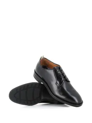 Officine Creative Lace-up Leather Derby Shoes - Black