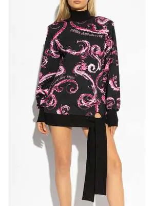 Versace Chromo Couture-print Dress