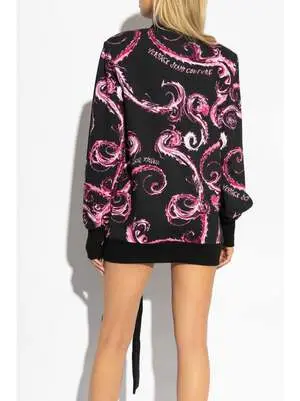 Versace Chromo Couture-print Dress