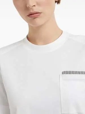 Brunello Cucinelli Monili-chain Detail T-shirt