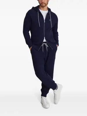 Brunello Cucinelli Cashmere Zip-up Hoodie - Blue