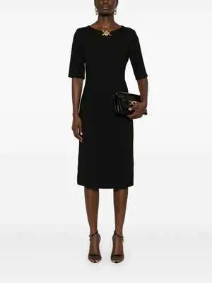 Versace Medusa Head Midi Dress