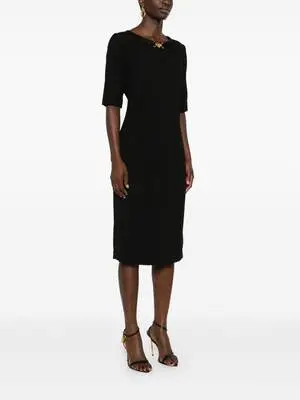 Versace Medusa Head Midi Dress