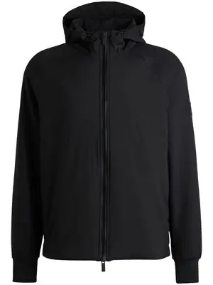 BOSS Logo Appliqué Hooded Jacket
