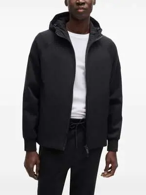 BOSS Logo Appliqué Hooded Jacket