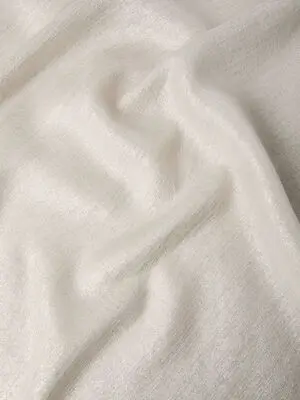 Brunello Cucinelli Sparkling Cashmere-silk Scarf - White