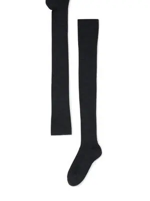 Brunello Cucinelli Ribbed Knee-high Socks - Grey