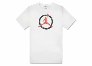JORDAN Flight Mvp Short Sleeve T-shirt - White/red/black