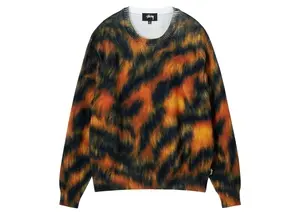 StÜssy Printed Fur Sweater