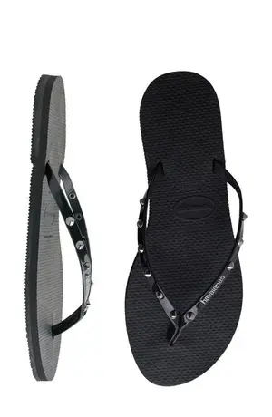 Havaianas You Spikes Flip Flop - Black