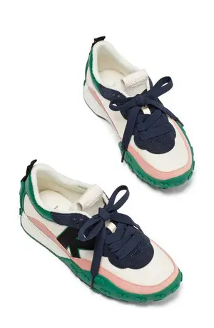 Kate Spade New York K As In Kate Sneaker - Cream/ Verdant Green