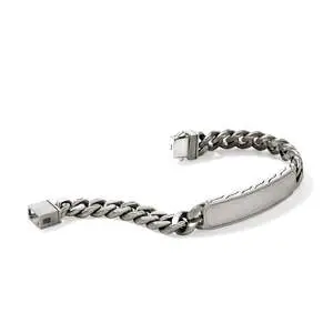 John Hardy Id Curb Chain Bracelet 11mm