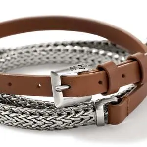 John Hardy Icon Wrap Leather And Bracelet