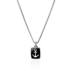 John Hardy Tag Necklace - Sterling Silver