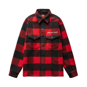 HUMAN MADE Wool Overshirt - Red