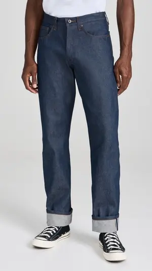 Naked & Famous Denim True Guy Selvedge Jeans - Natural Indigo