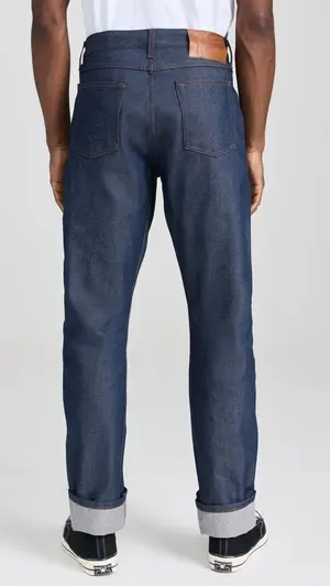 Naked & Famous Denim True Guy Selvedge Jeans - Natural Indigo