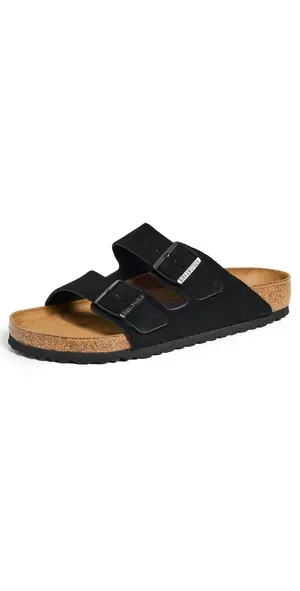 BIRKENSTOCK Arizona Soft Footbed Sandals - Black