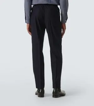 Loro Piana Jan Wool And Cashmere Straight Pants