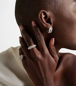 KAMYEN Diamond Disco Ring In 18kt White Gold