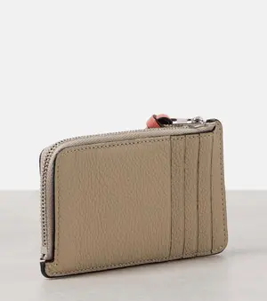 Loewe Leather Card Holder - Brown