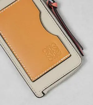Loewe Leather Card Holder - Brown