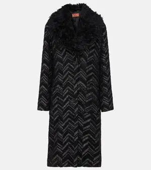 Missoni Zigzag Lamé Coat