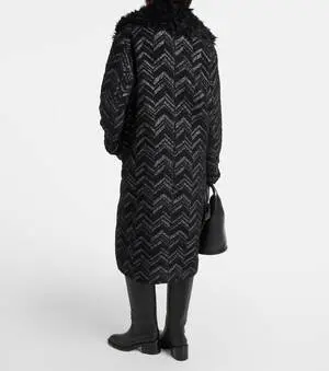 Missoni Zigzag Lamé Coat