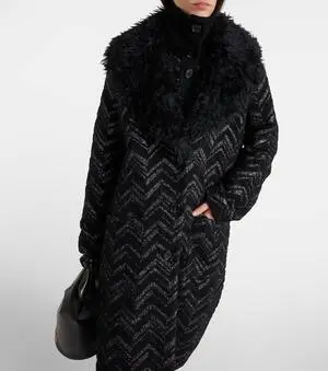 Missoni Zigzag Lamé Coat