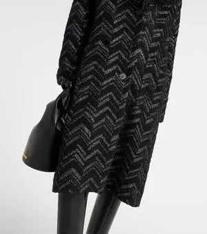 Missoni Zigzag Lamé Coat
