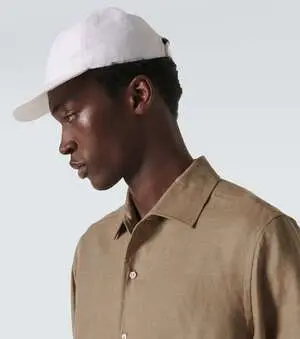 Loro Piana Linen Baseball Cap