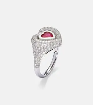 KAMYEN Manaal 2.0 Ring With Ruby And Diamonds