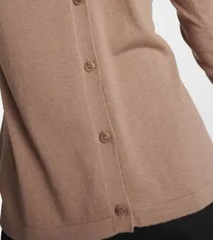 Max Mara Quirino Silk And Cotton Cardigan