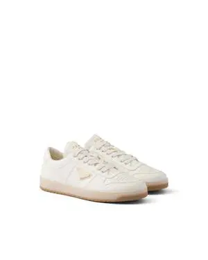 Prada Downtown Nappa Leather Sneakers - Neutral