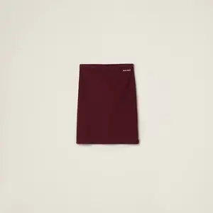 Miu Miu Cotton Piqué Pencil Skirt